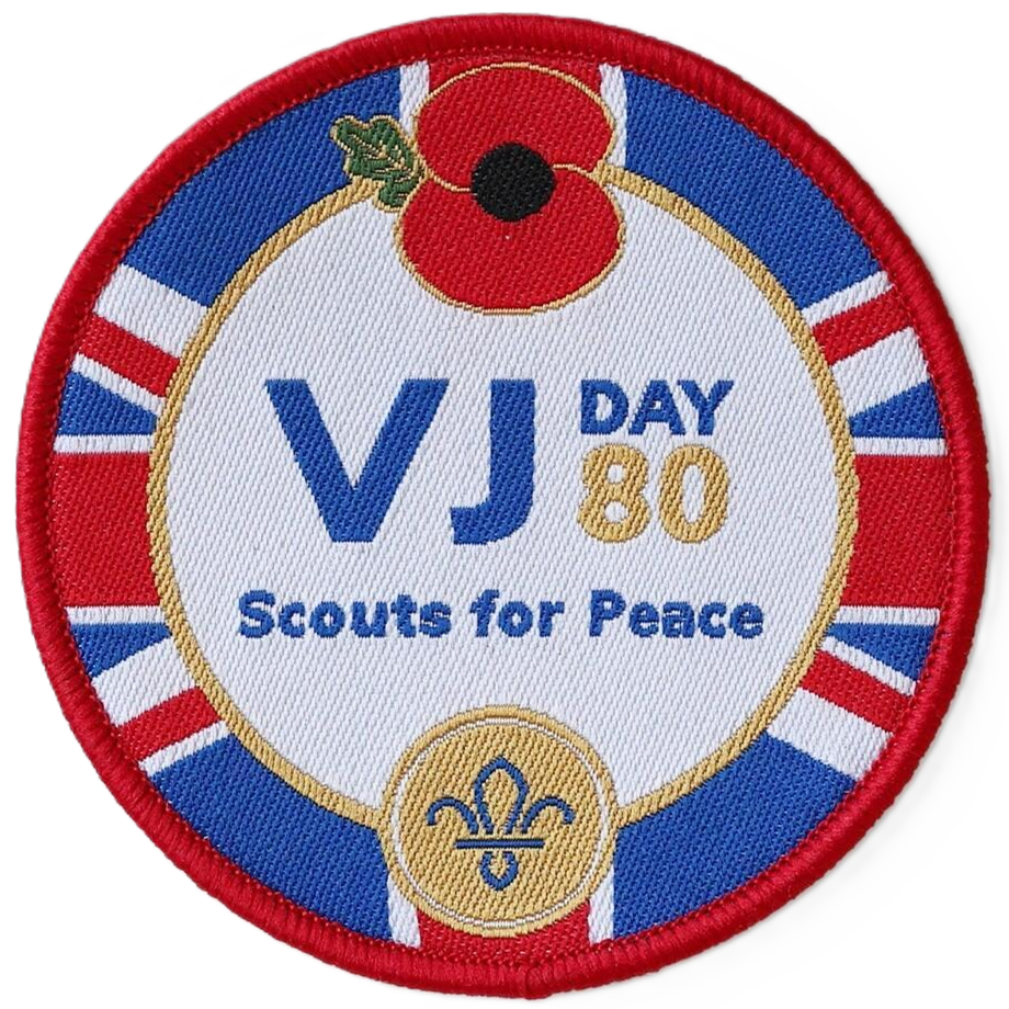 VJ Day 80 badge | Barnet Scouts